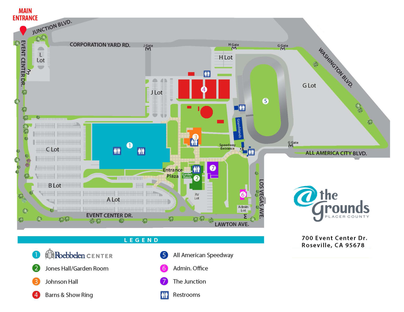 @the Grounds Site Map